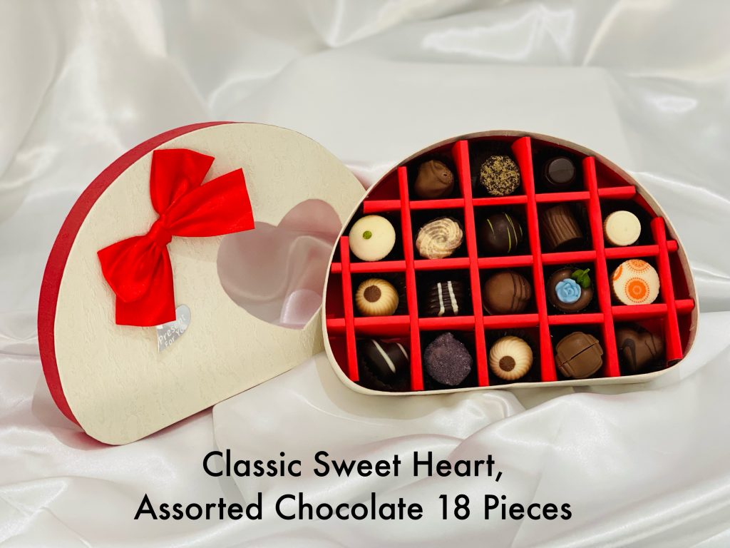 Classic Sweet Heart, Assorted Chocolates 18 Pieces – Lanfy Chocolates